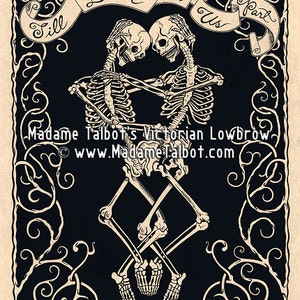 Madame Talbot's Victorian Lowbrow Till Death Do Us Part Skeleton ...