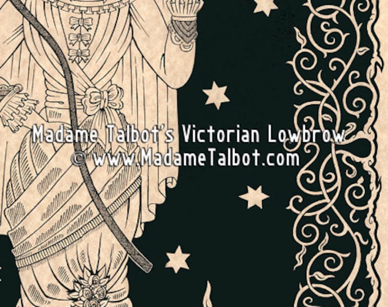 Santa Muerte Saint Death Skeleton Victorian Lowbrow Poster - Etsy Canada