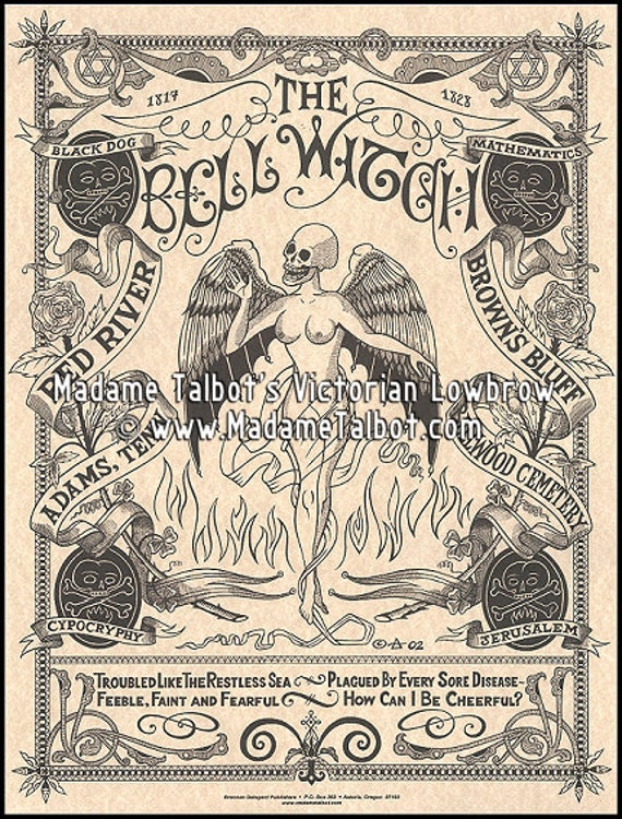 Bell Witch Poster Tennessee Southern Gothic Haunting - Etsy