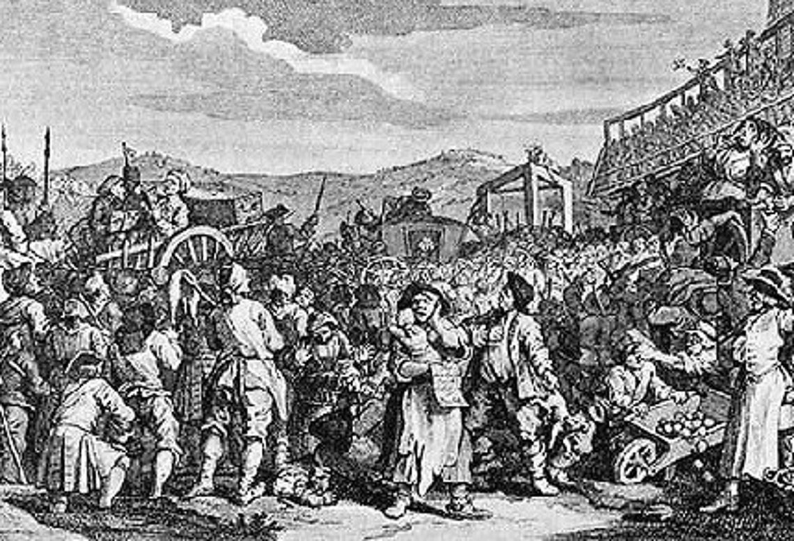 Tyburn Triple Tree Gallows Hanging Tree Execution Victorian - Etsy UK