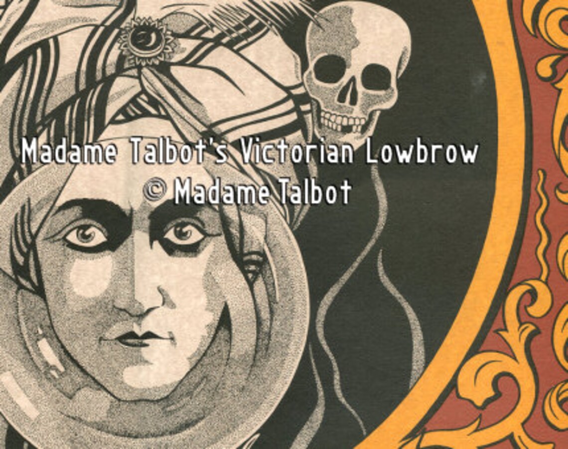 Fortune Teller Poster Madame Talbot's Victorian Lowbrow Great Alexander ...