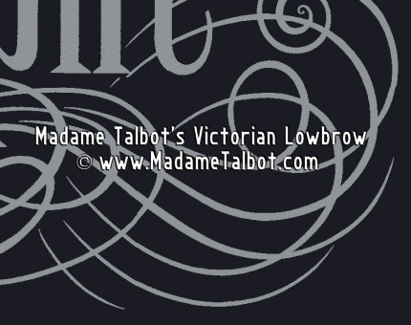 Silver and Black Cursive Calligraphy Vampire Gothic Lowbrow - Etsy