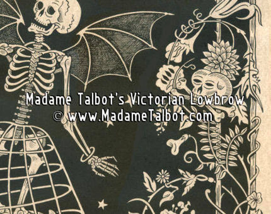 The Fairy Death Witch Poster Hand Drawn Pen-and-ink Print by Madame ...