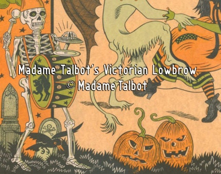 Madame Talbot's Victorian Lowbrow Halloween Dancing Witch - Etsy UK