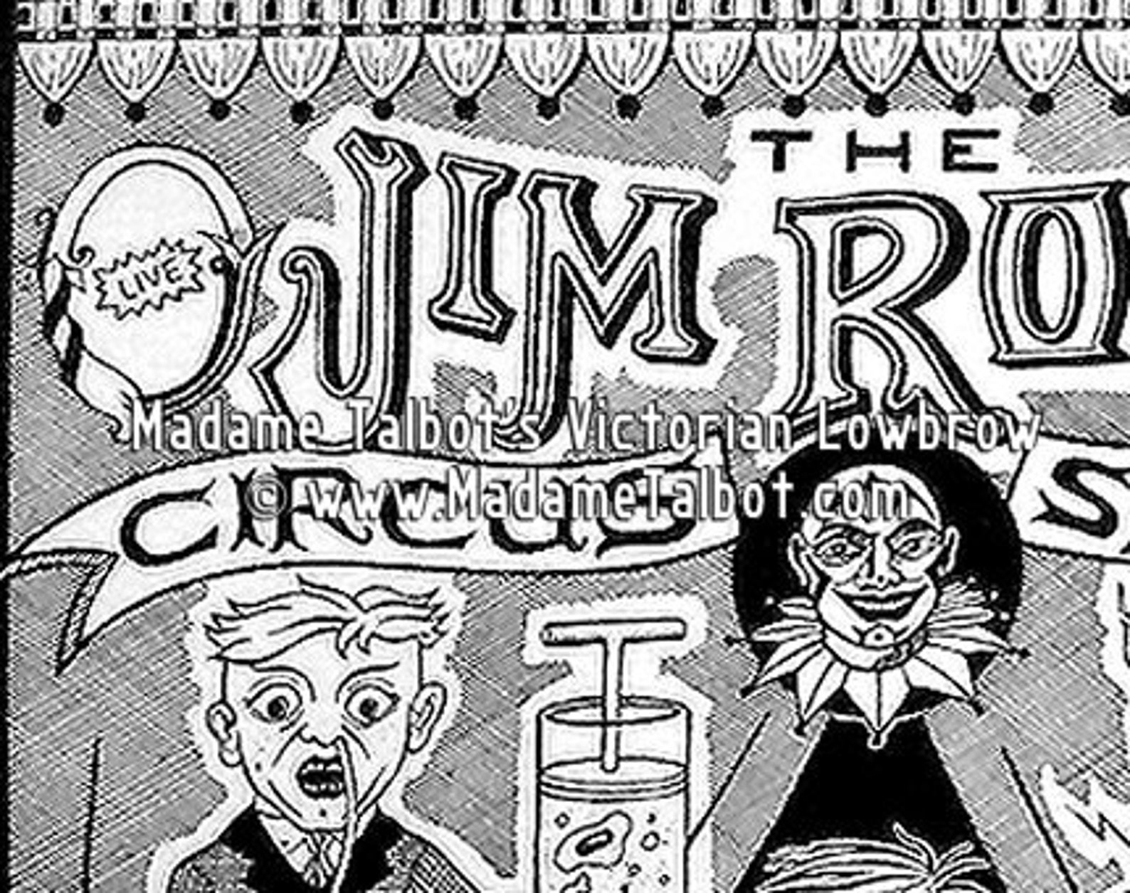 Vintage Jim Rose Circus Sideshow Classic Victorian Lowbrow - Etsy