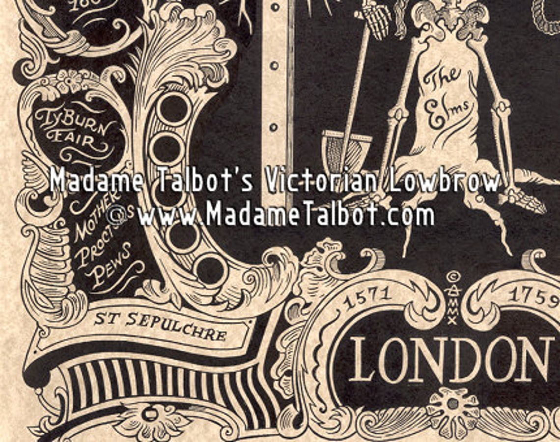 Tyburn Triple Tree Gallows Hanging Tree Execution Victorian - Etsy UK