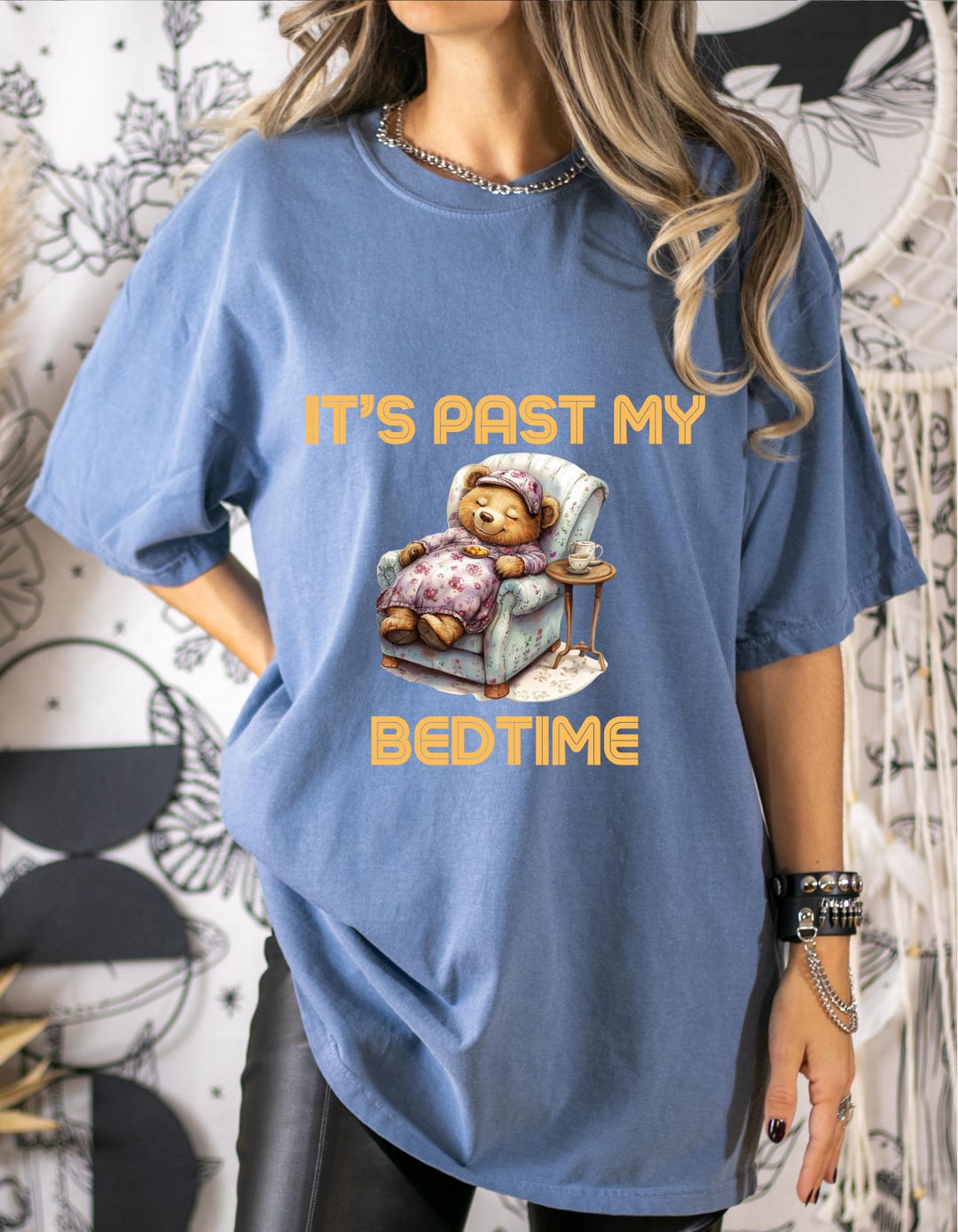 Comfort Colors® It's Past My Bedtime T-shirt Bedtime T-shirt Funny ...