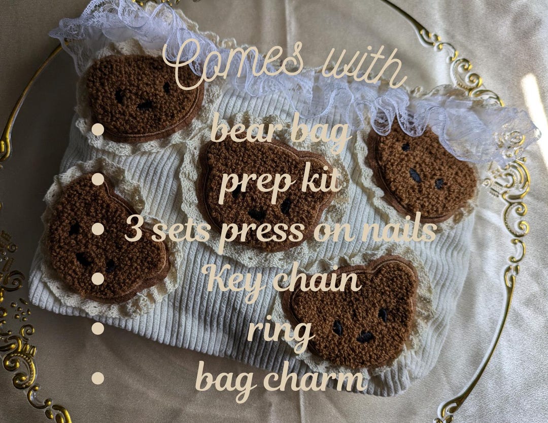Teddy Love Merch Box L Press Ons Gift Box - Etsy