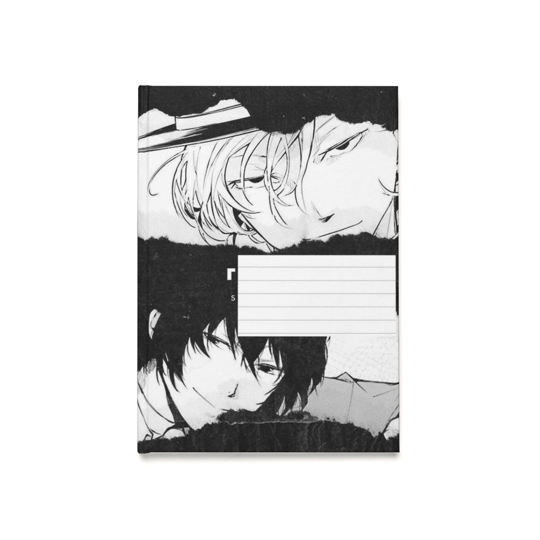 Bungo Stray Dogs Journal Dazai Osamu and Chuuya Nakahara Notebook Anime ...