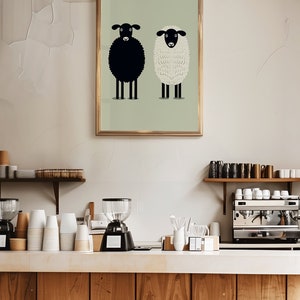 Coffee Shop Café Wall Frame Mockup, ISO / DIN A Ratio, PSD Photoshop ...