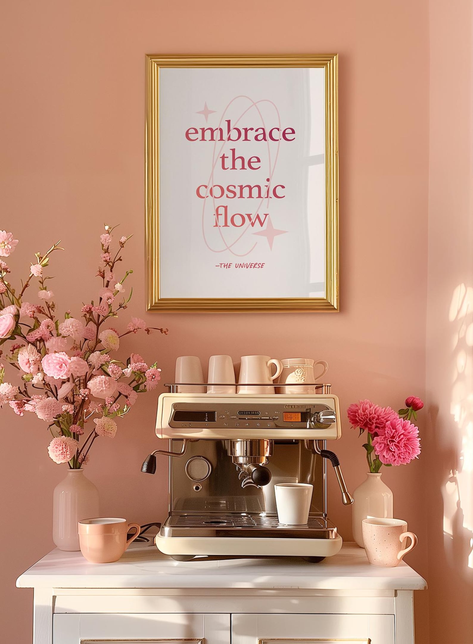 Coffee Station. Picture Frame Mockup, Kitchen, ISO / DIN A Ratio, PSD ...