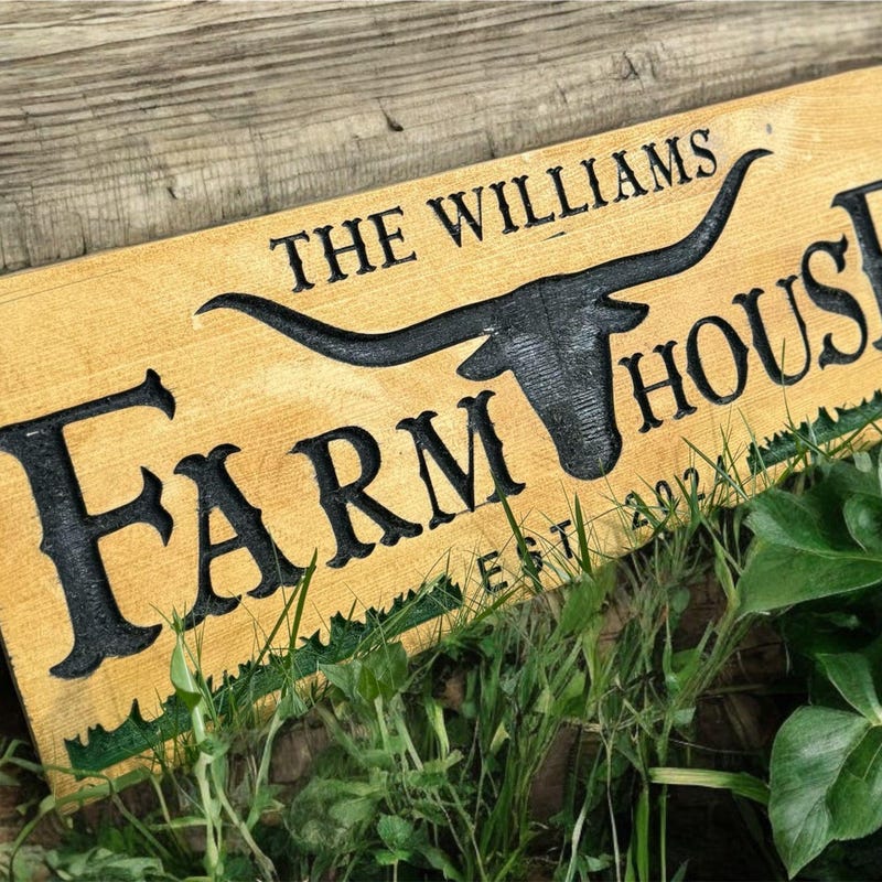 Farmstead Sign - Etsy