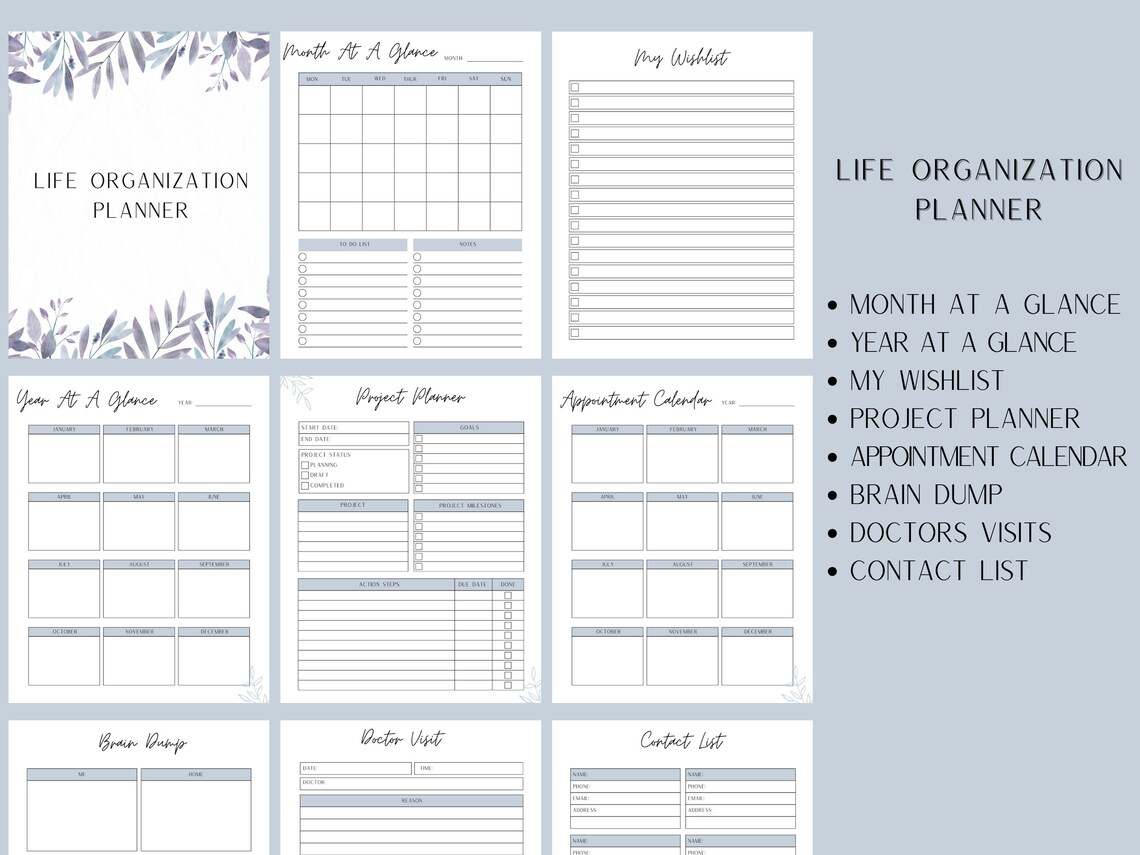 ADHD Digital Planner, ADHD Planner Adult,adhd Productivity,adhd Journal ...