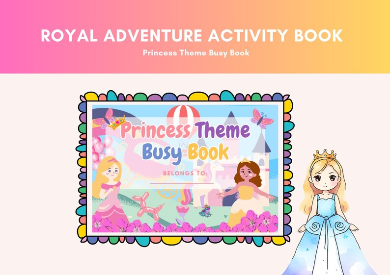 Editable Template / Printable Educational Workbook Royal Adventure ...