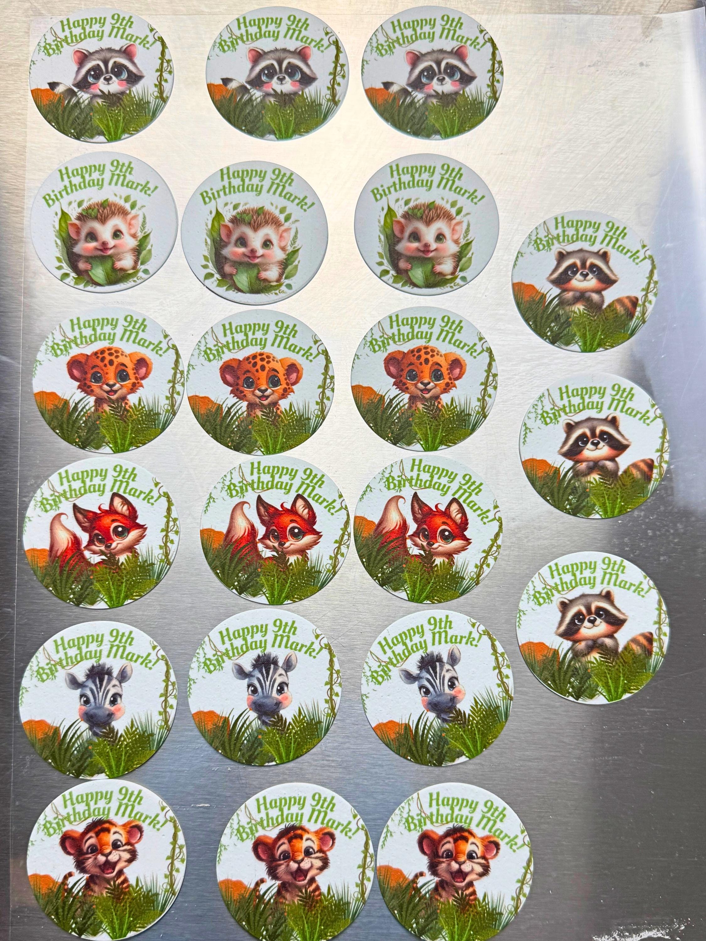 Custom Edible Image Cupcake Toppers – Photo Sugar Sheets - Etsy