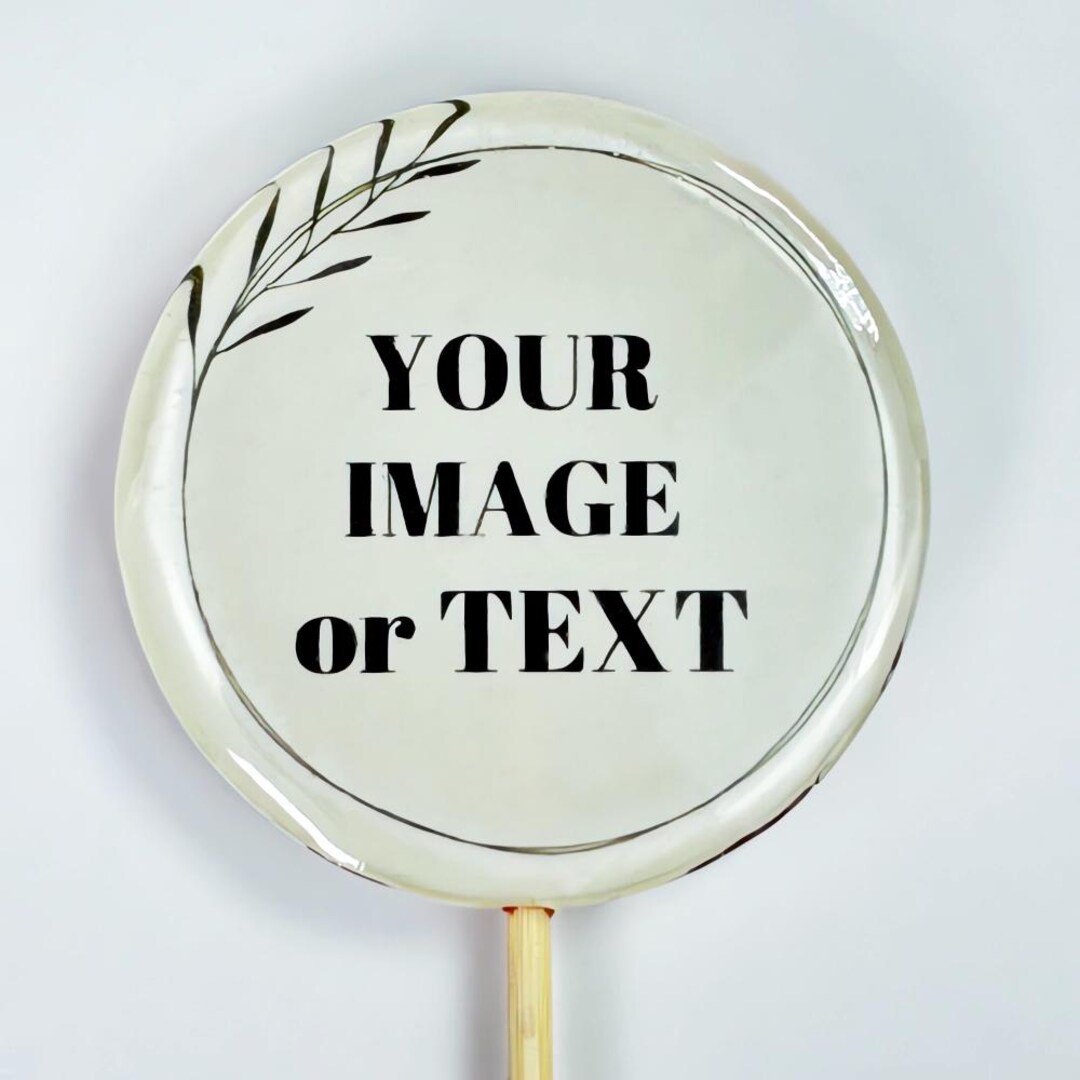 Custom Logo Lollipops With QR Code – Personalized Corporate Candy ...