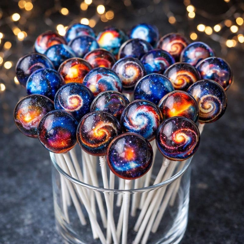 Galaxy Lollipops - Etsy