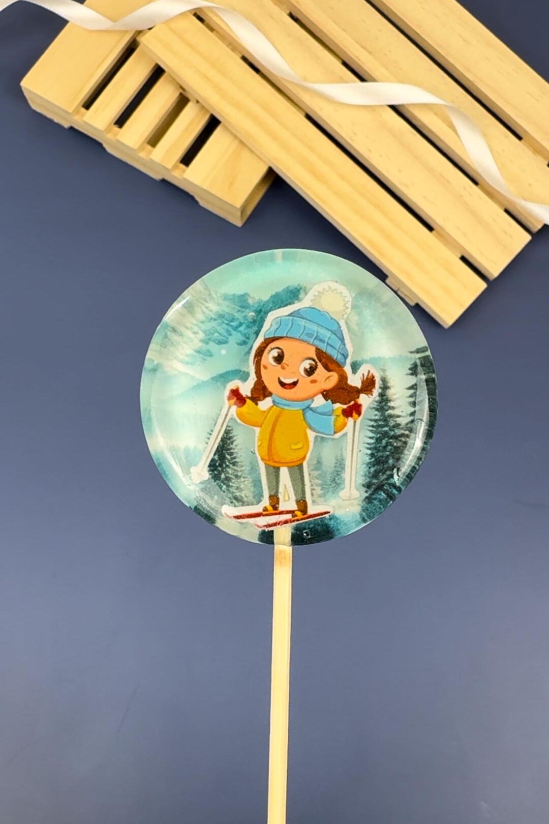 Snow, Skis, Birthday, Custom Lollipops, Personalized Candy, Party ...