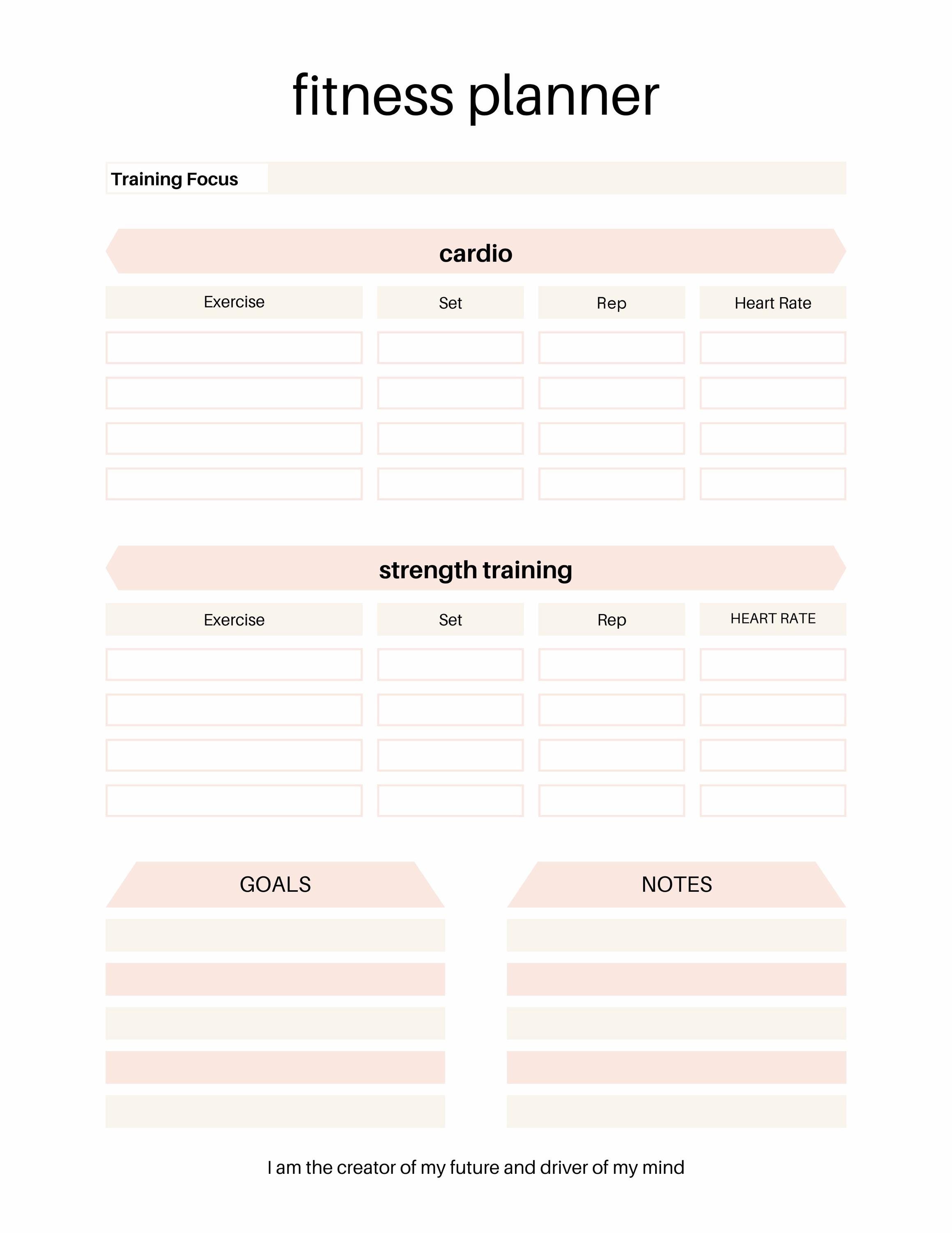 Empower Your Fitness Journey: Printable Weight Loss Tracker ...