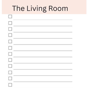 Stay Organized With Our Room-by-room Cleaning Checklists - Instant PDF ...