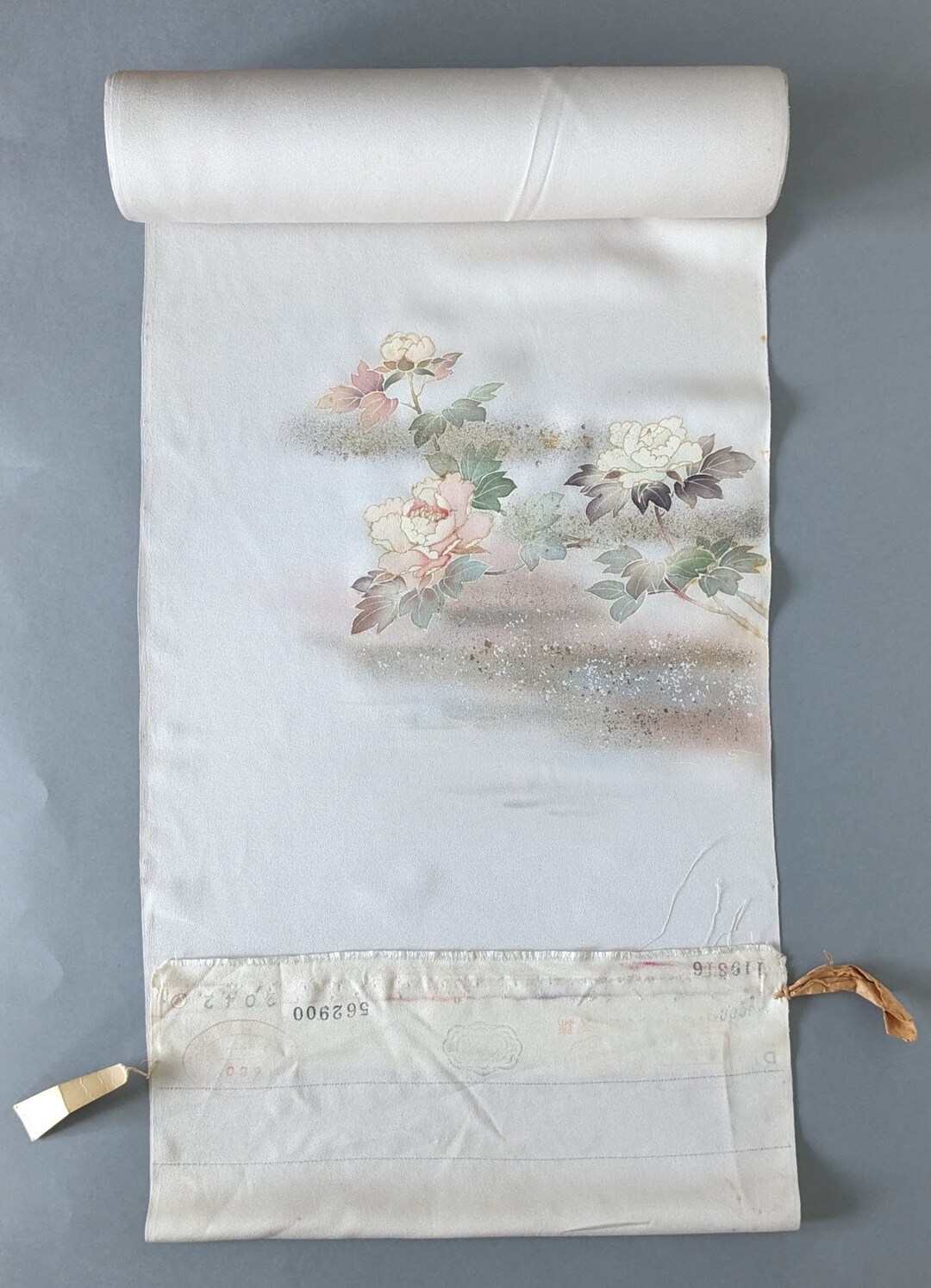 Vintage Silk Fabric Bolt for a Tsukesage Kimono Yuzen Hand Painted - Etsy