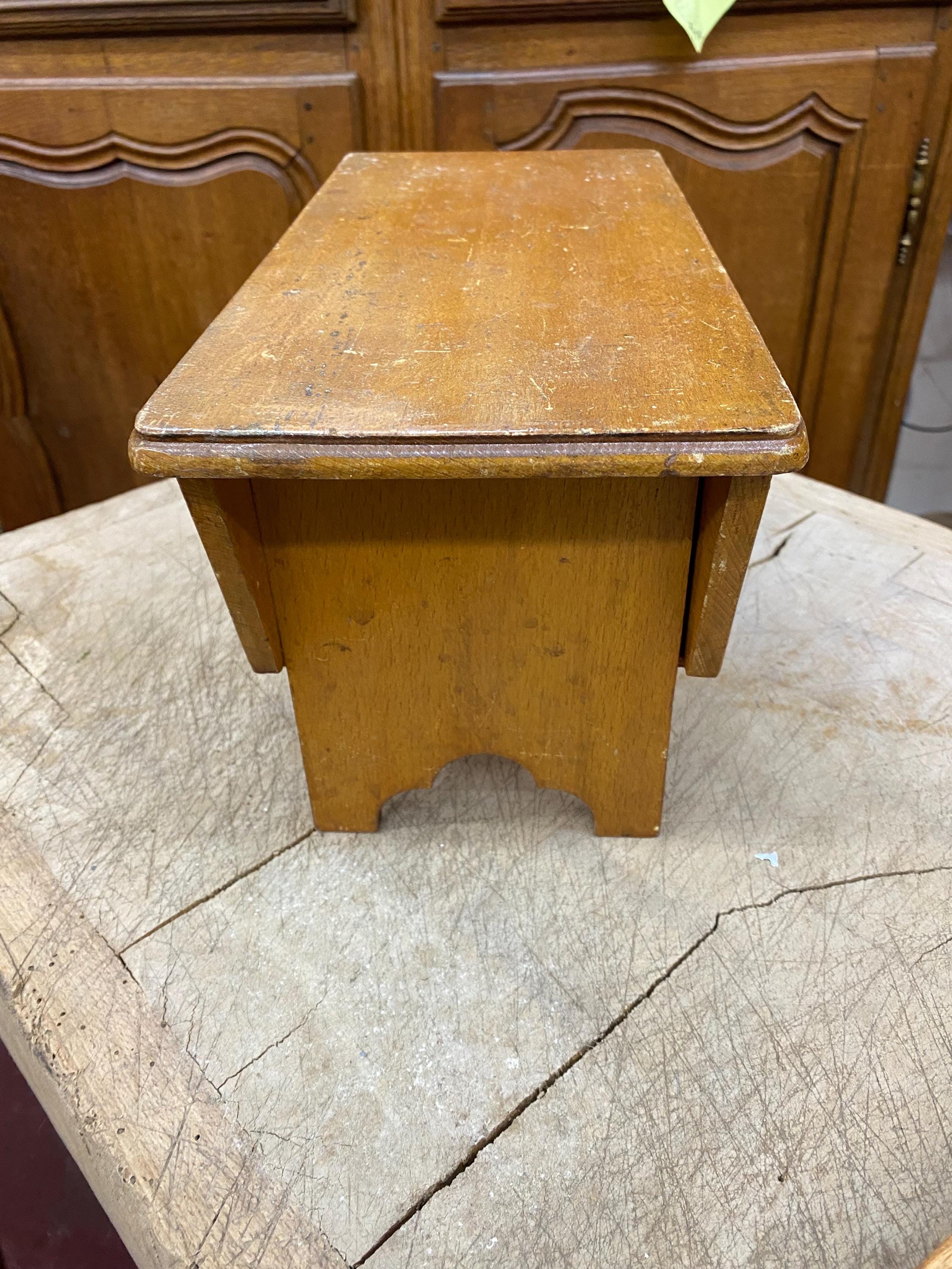 Antique Primitive Footed French Wood Decorative Box #220 - Etsy