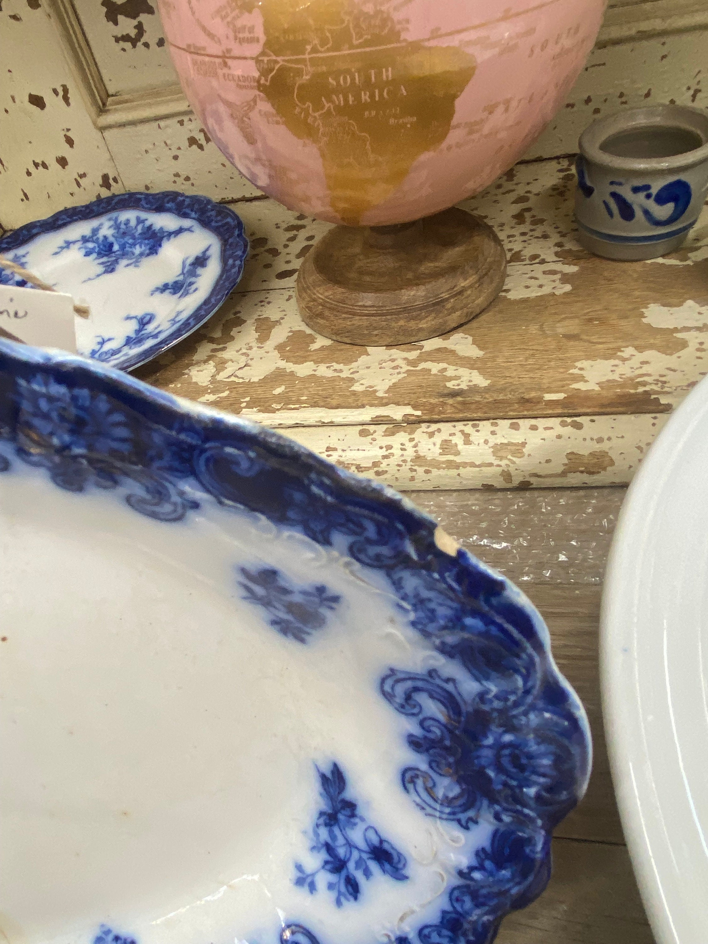 Ranada Semi Porcelain, Henry Alcock England Flow Blue Platter #4 - Etsy