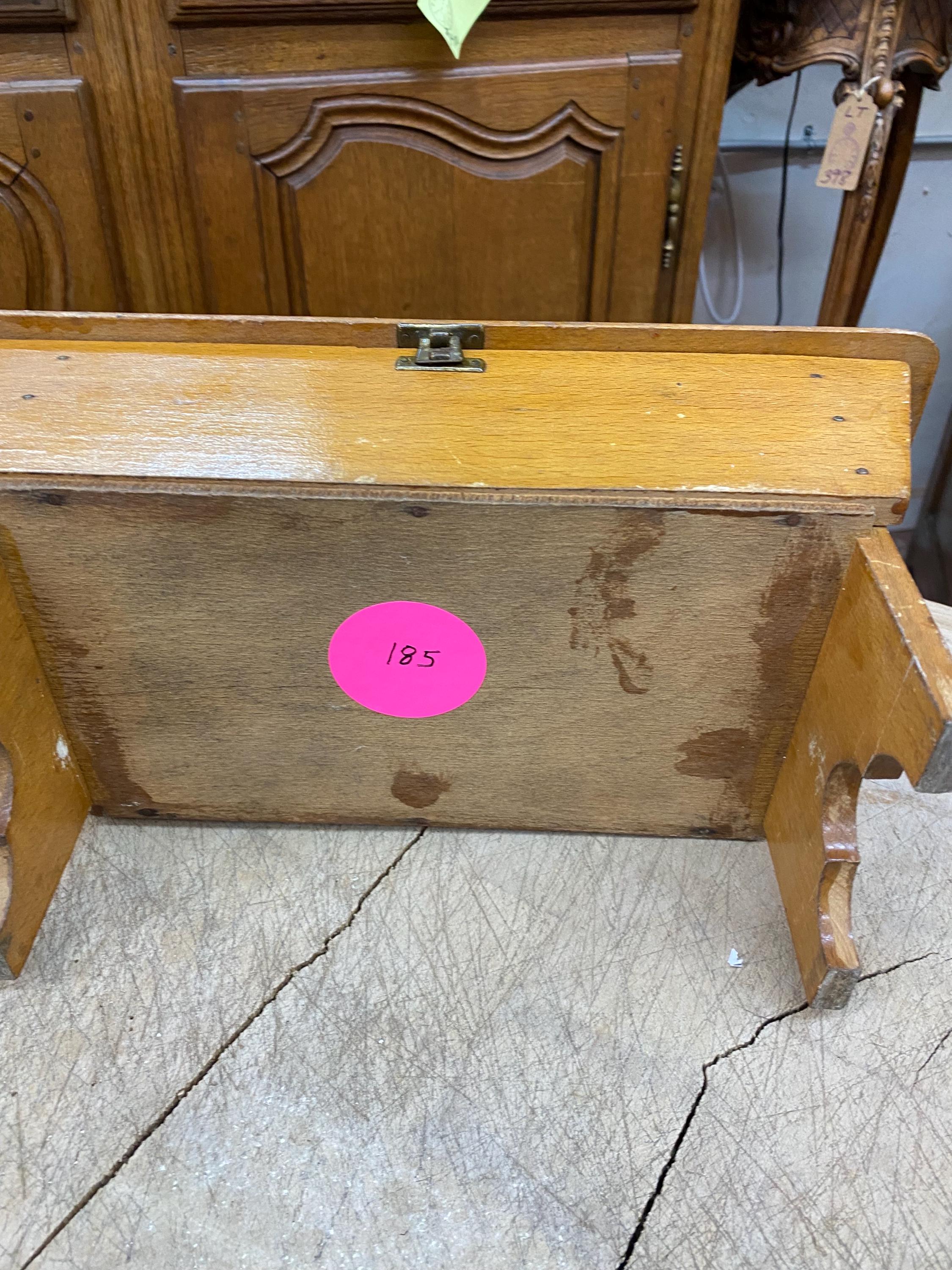 Antique Primitive Footed French Wood Decorative Box #220 - Etsy