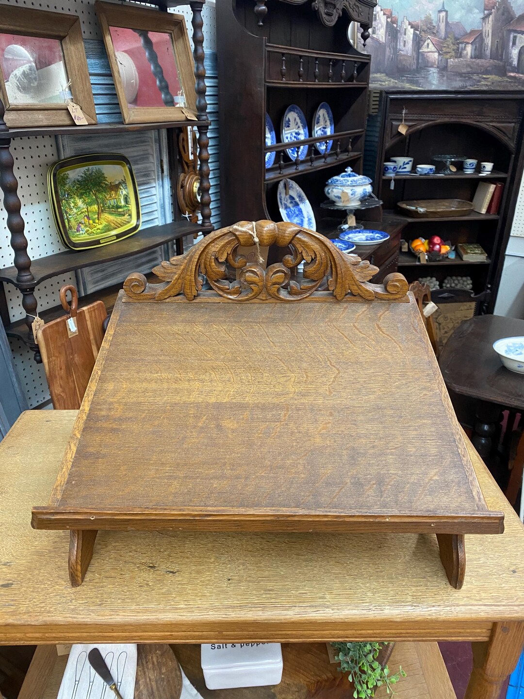 Solid Wood Antique Book Display From France - Etsy
