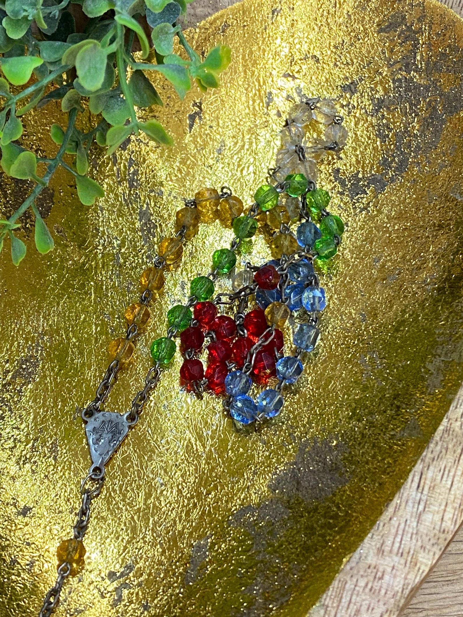 Multi Color Italian Glass Catholic Rosary Religious Rosary #264 - Etsy