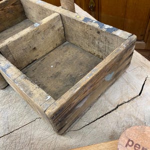 Primitive French Wood Divided Garden Trug #214 - Etsy