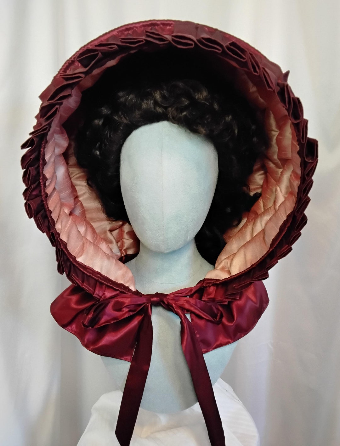 18th/19th Century Calash Bonnet/hat Made to Order - Etsy