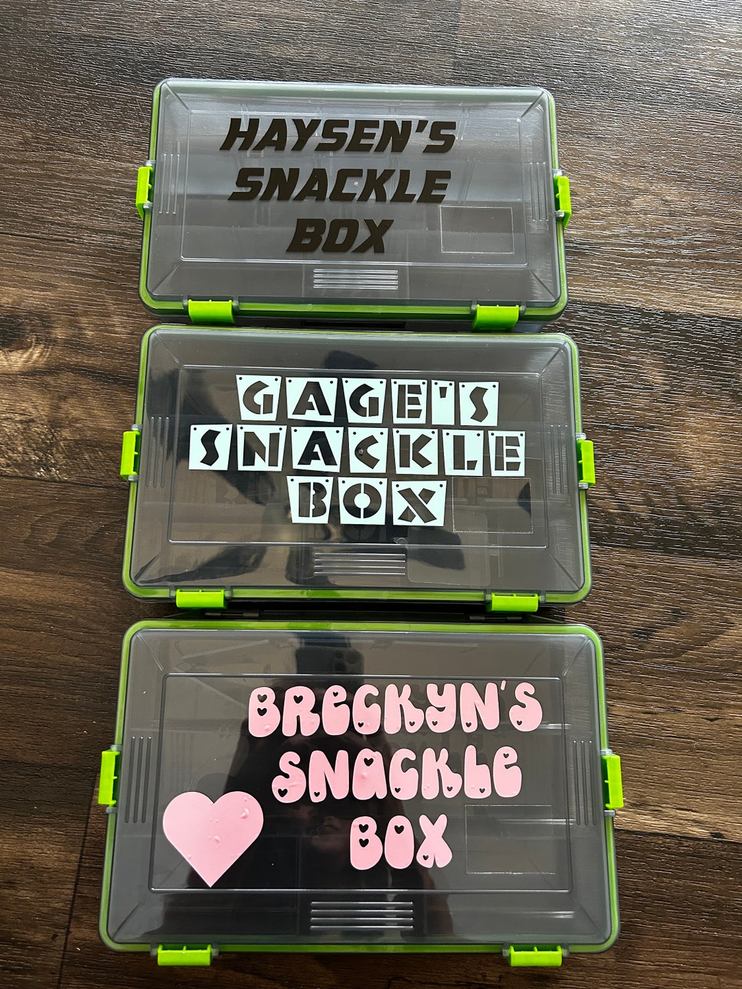 Personalized Snack Boxes - Etsy