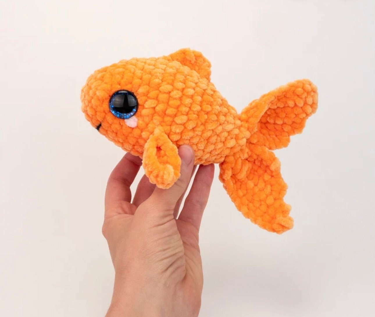 PATTERN: Goldfish Pattern Amigurumi Chunky Goldfish Pattern Super Bulky ...