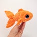PATTERN: Goldfish Pattern Amigurumi Chunky Goldfish Pattern Super Bulky ...