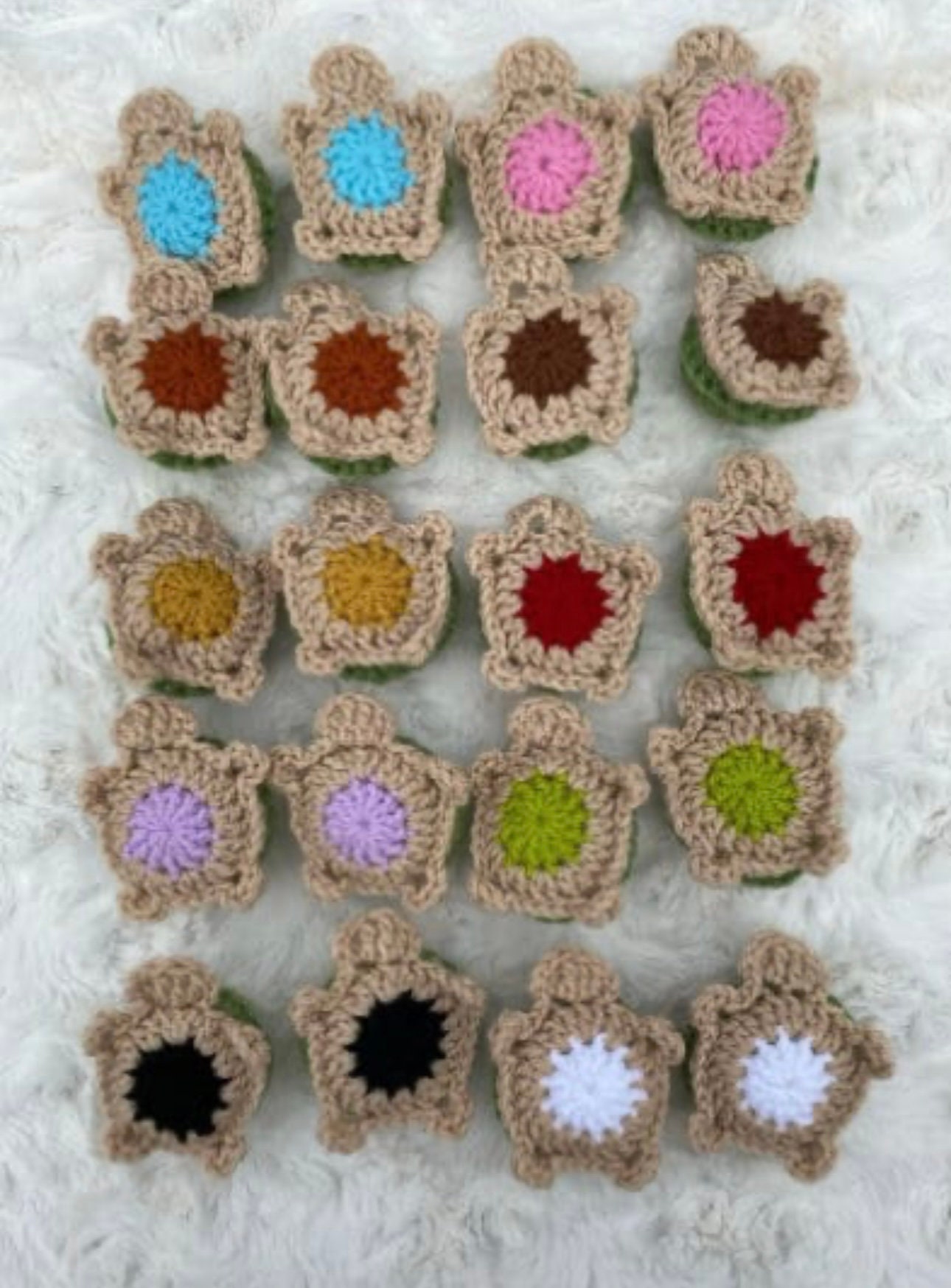 Turtle Crochet Memory Game Full Pattern - Crocheting Amigurumi Full ...