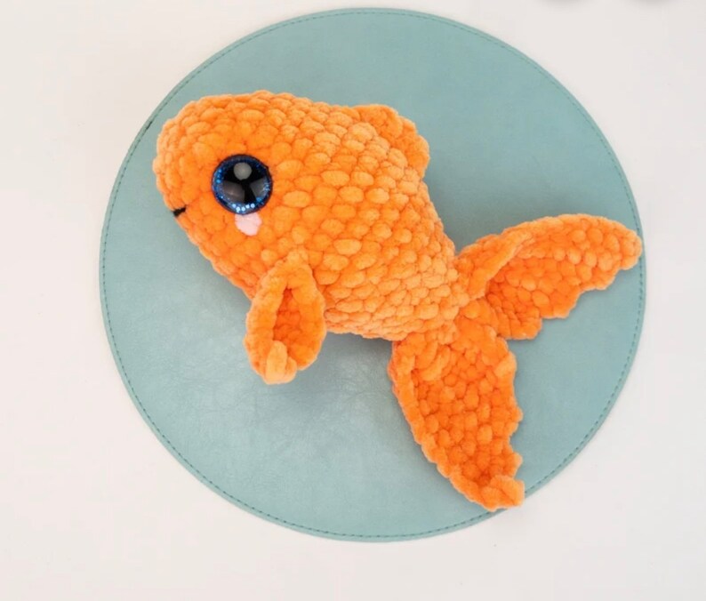 PATTERN: Goldfish Pattern Amigurumi Chunky Goldfish Pattern Super Bulky ...