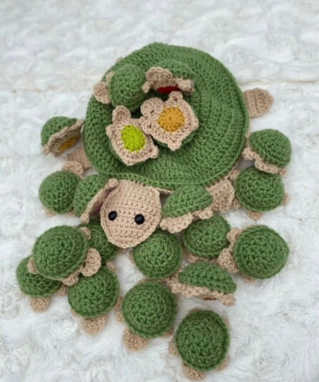 Turtle Crochet Memory Game Full Pattern - Crocheting Amigurumi Full ...