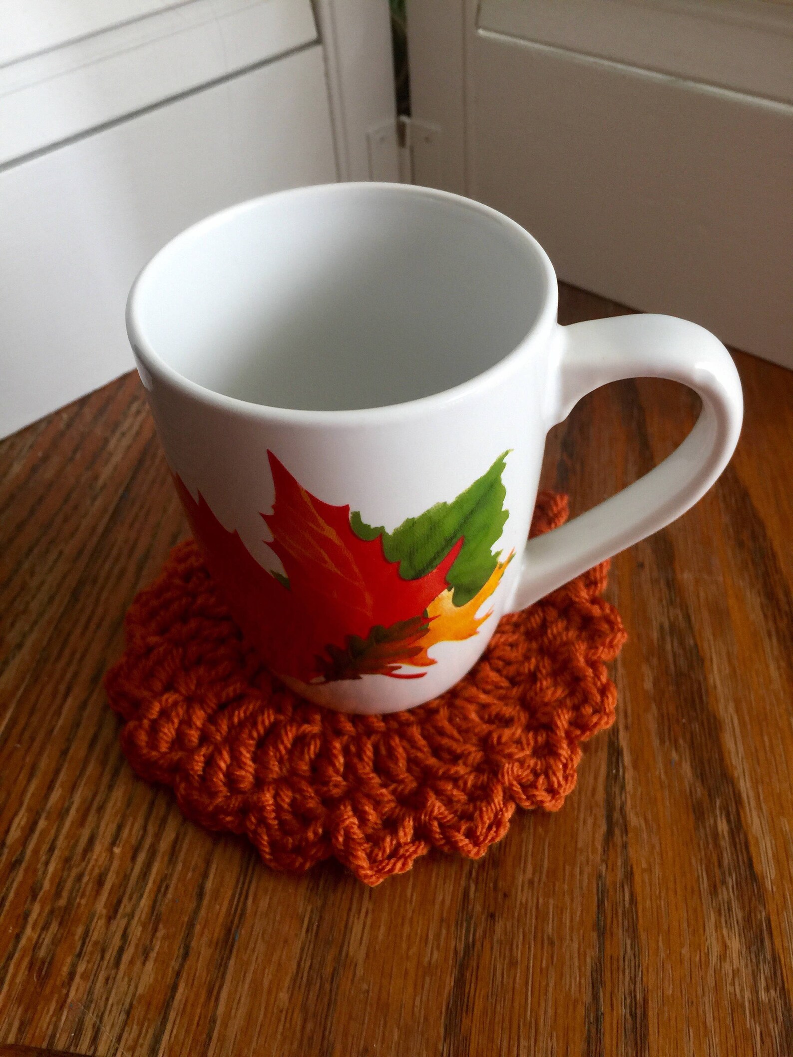 Crocheted Pumpkin Fall Thanksgiving Coasters Doilies - Etsy