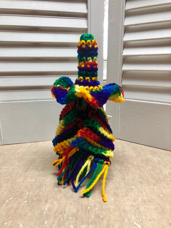 Crochet Hot Sauce Bottle Cover With Ruffled Sombrero Kitchen - Etsy