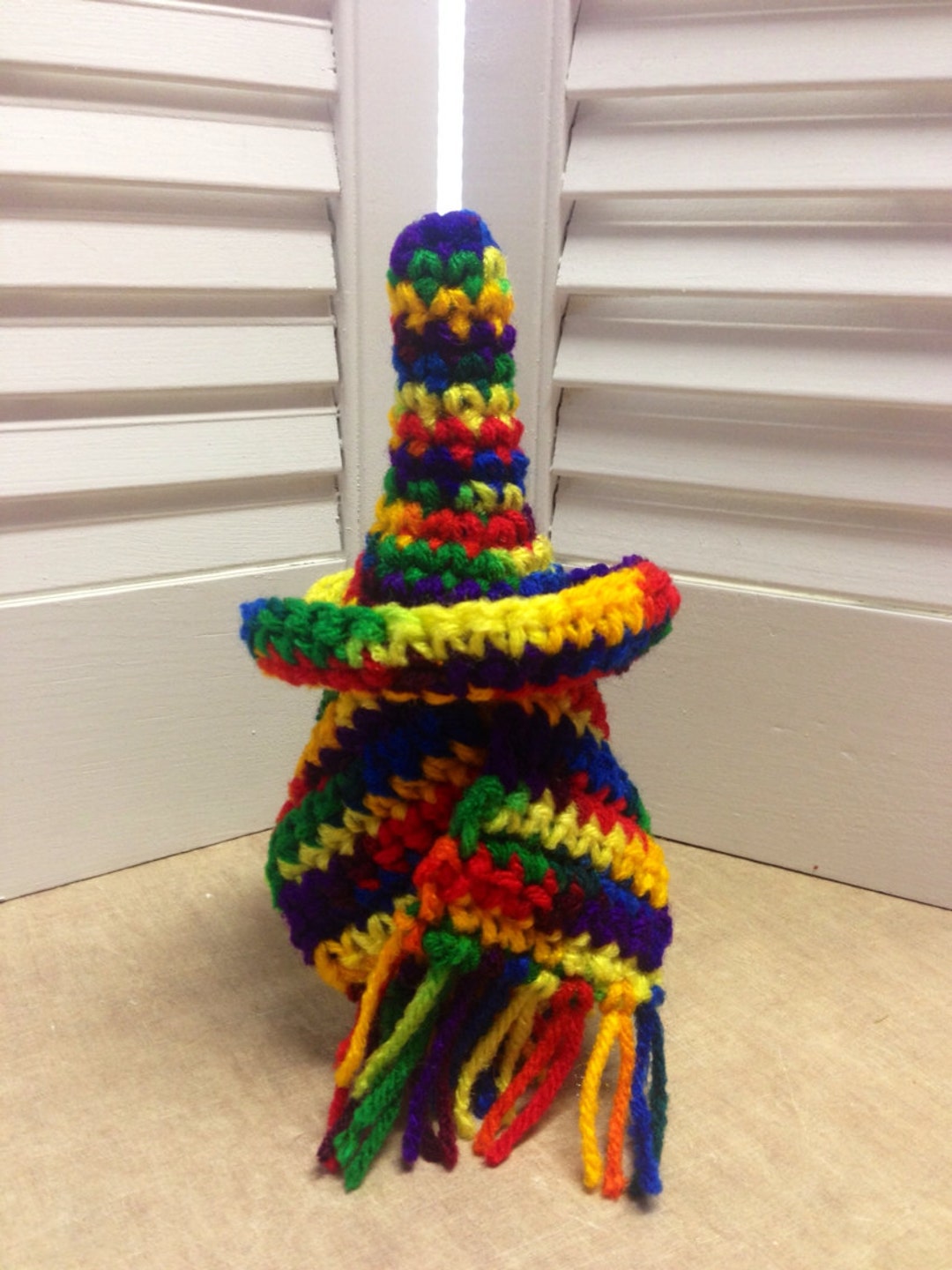 Crocheted Hot Sauce Bottle Cover - Etsy
