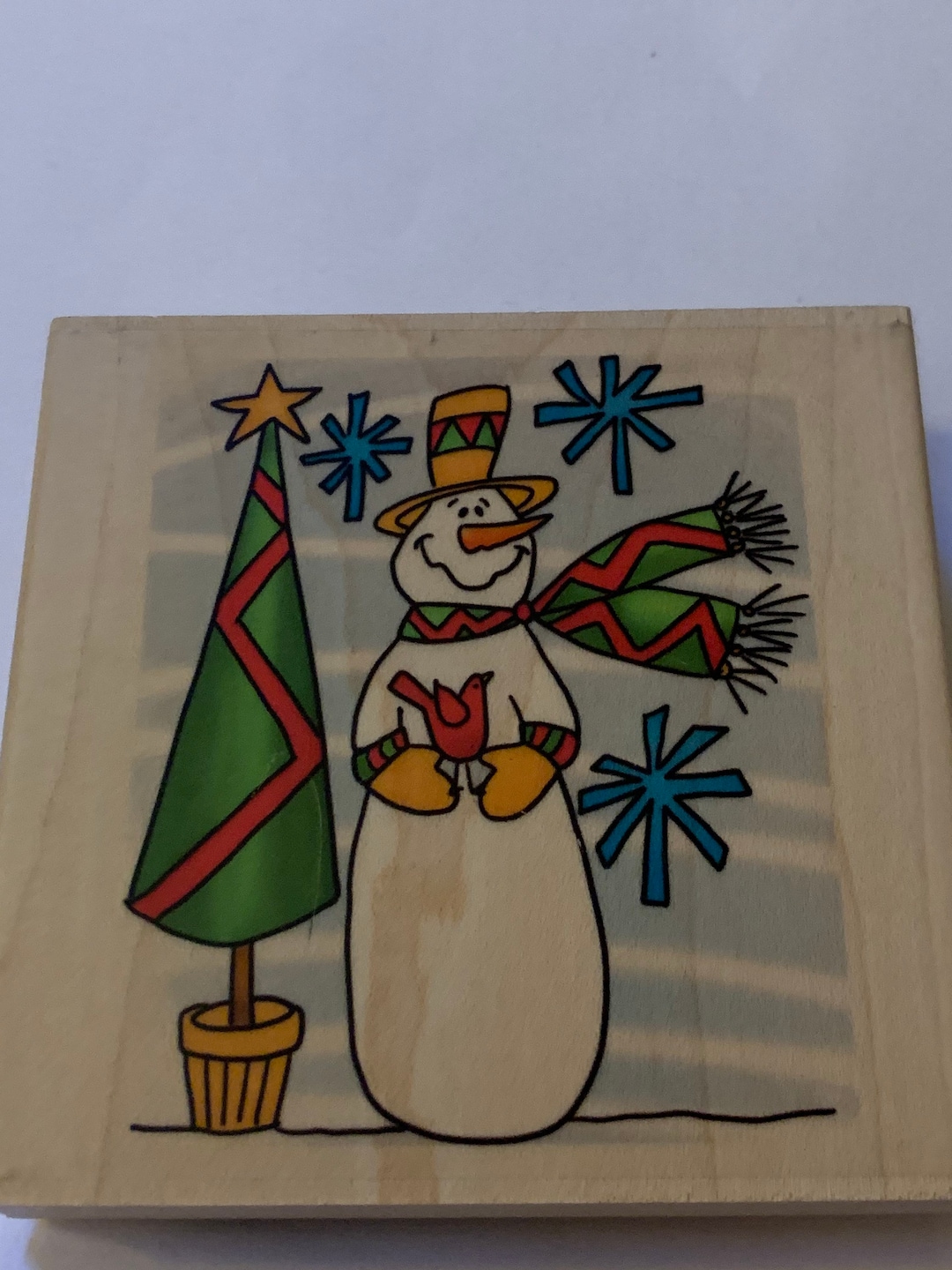 A Snowman Xmas Wood Mounted Rubber Stamp From Whipper Snapper . New ...