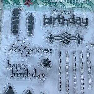 Salutations Penny Black Set of Clear Unmounted Stamps - 25 Pieces New ...