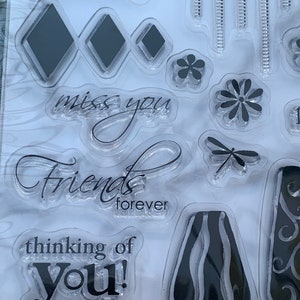 Salutations Penny Black Set of Clear Unmounted Stamps - 25 Pieces New ...