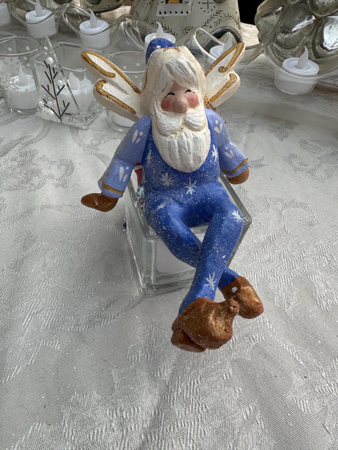 House of Hatten River Road Collection Pixie Santa Elf With Wings ...
