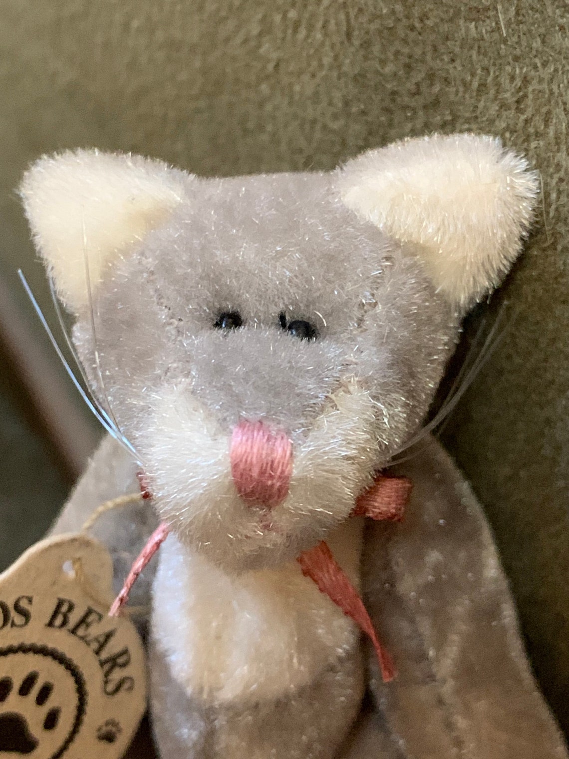 Turner F Wuzzie Gray Cat Vintage Boyd’s Bear & Friends Ornament Style ...