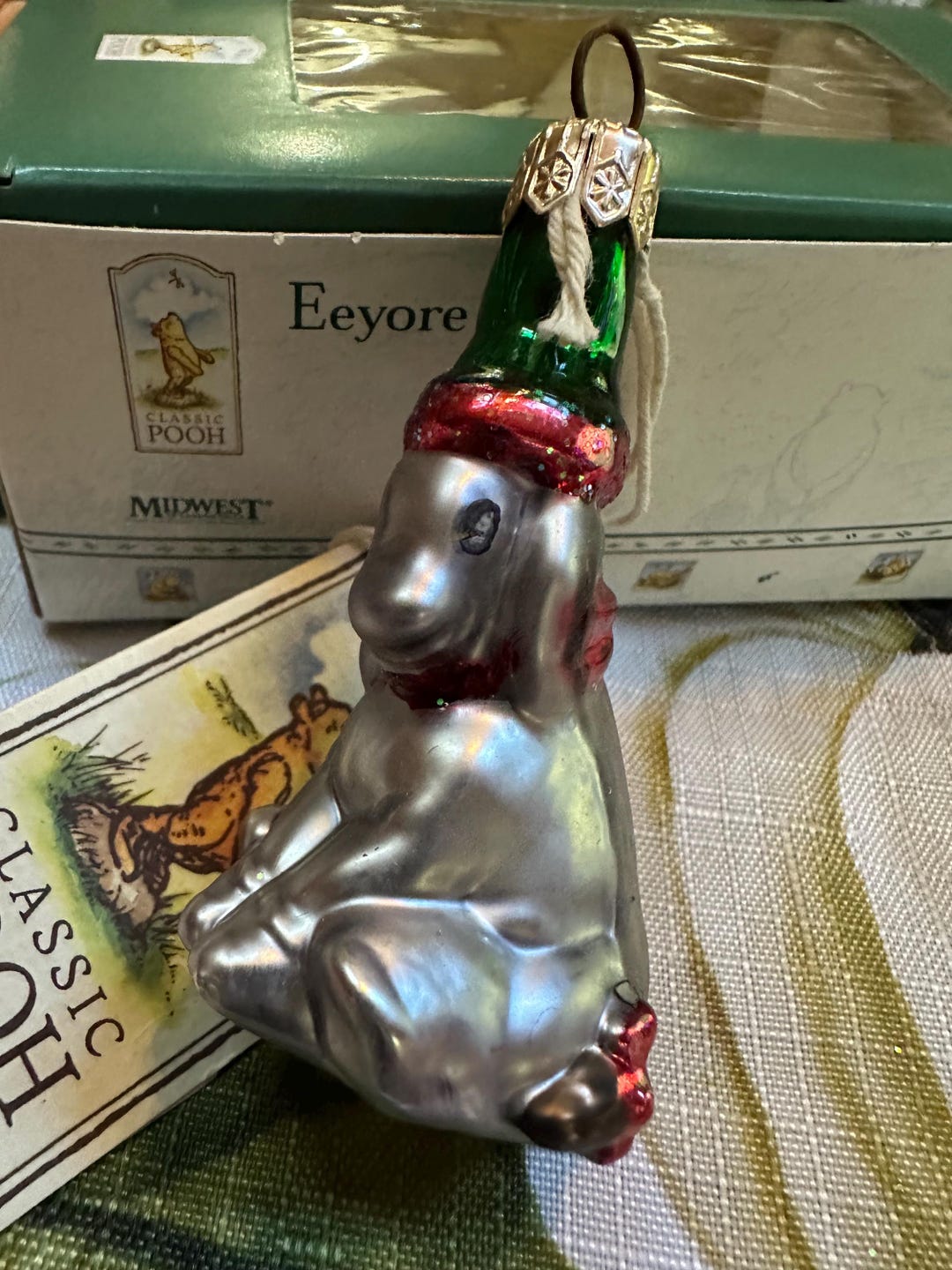 Eeyore Glass Ornament From the Classic Winnie the Pooh Collection From ...