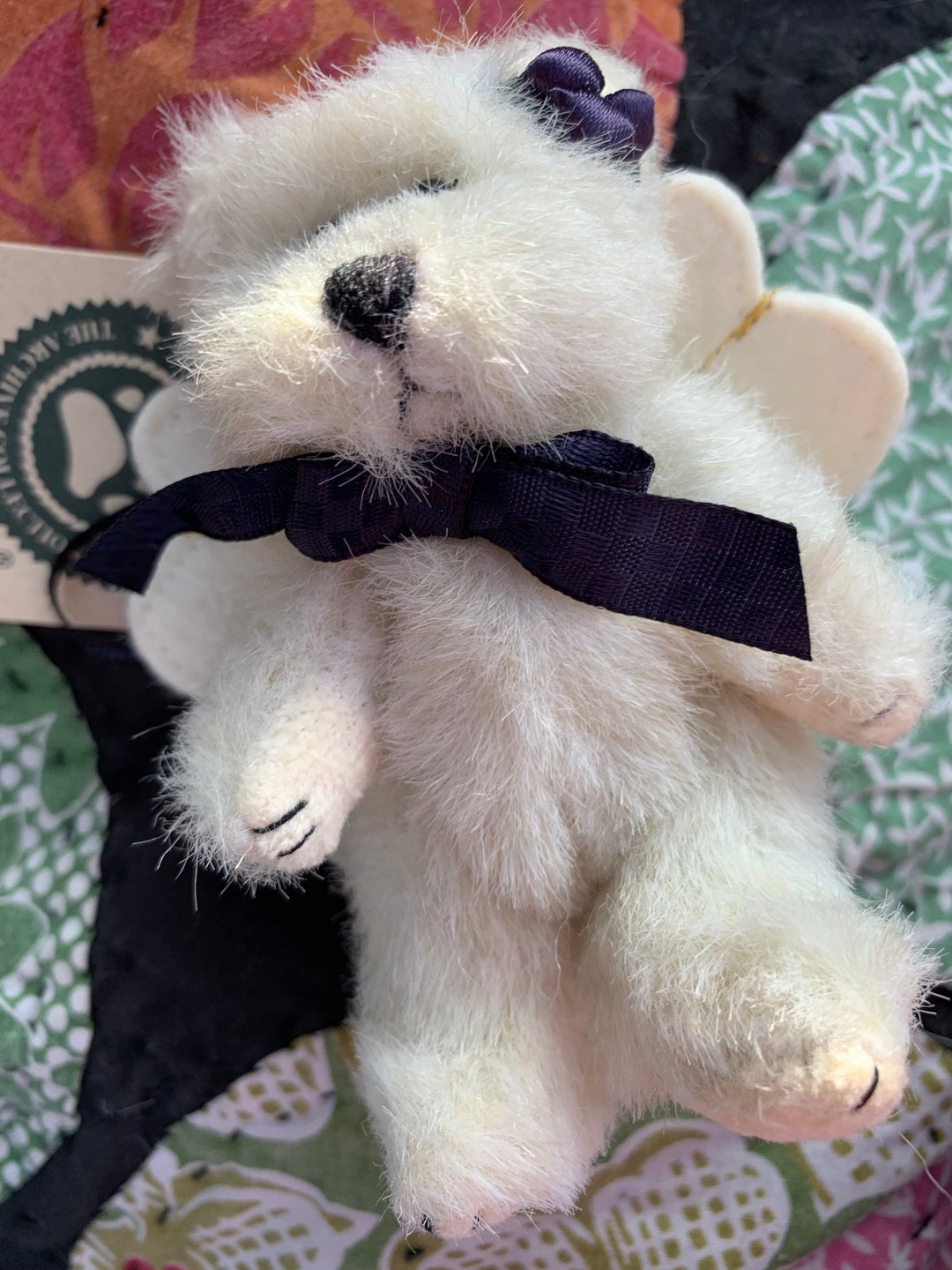 Flit Angelwish White Angel Bear Ornament. Adorable Bear With Wings ...