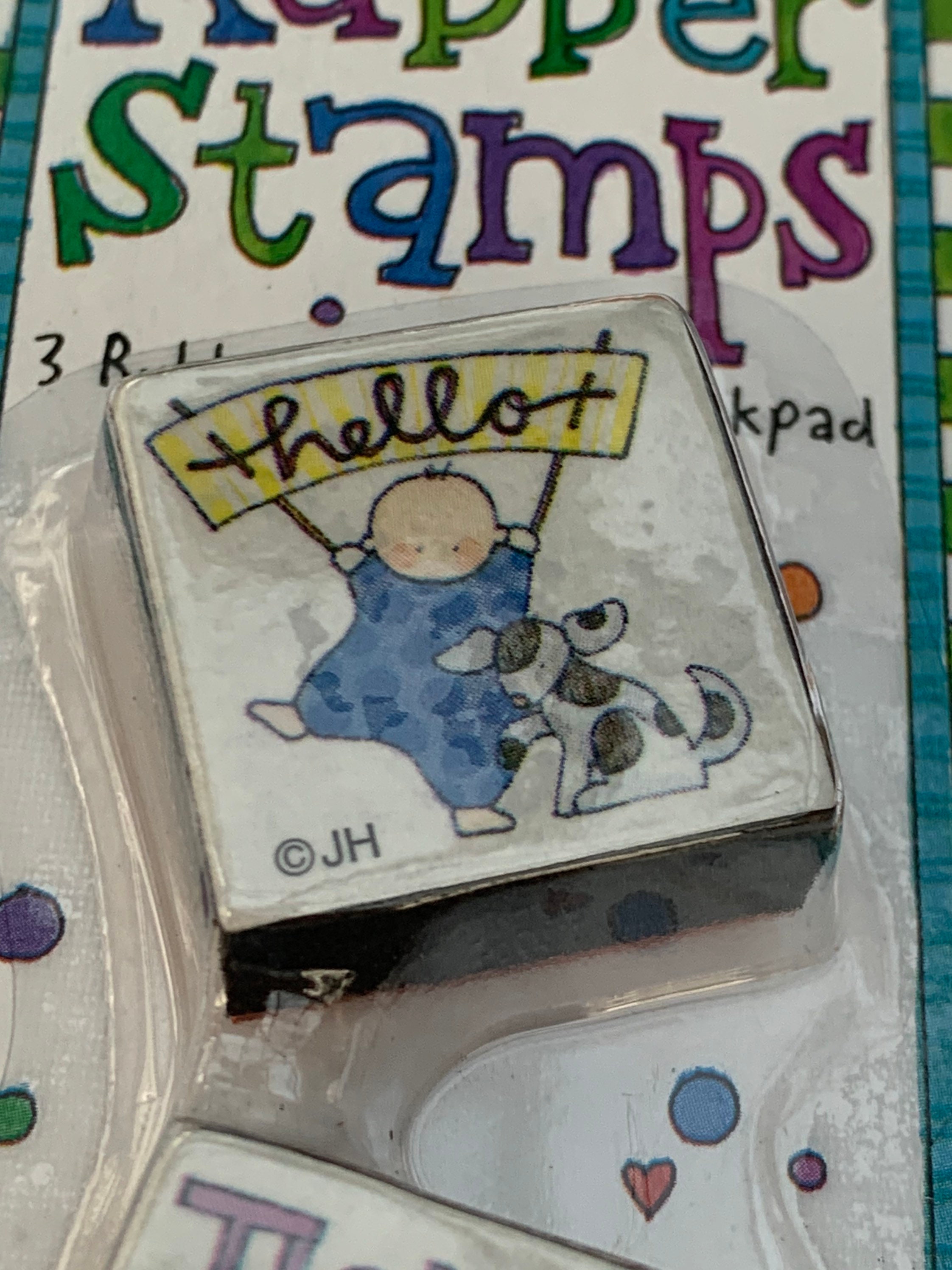 Greetings - Jone Hallmark Designs All Night Media Set of 3 Rubber Foam ...