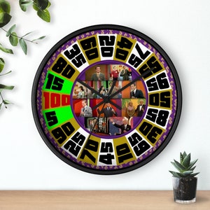 Price is Right Inspired Wall Clock Bob Barker Era 1972-2007 Showcase ...